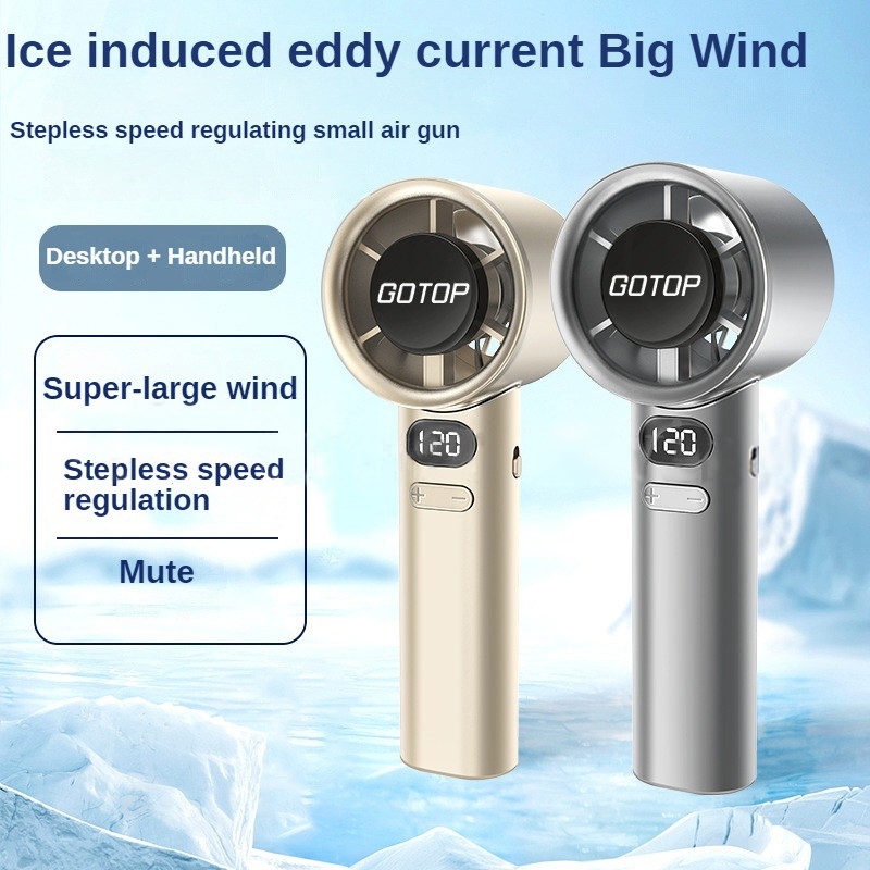 Handheld Portable Turbine Hurricane Fan Powerful Wind Speed , 120 ...
