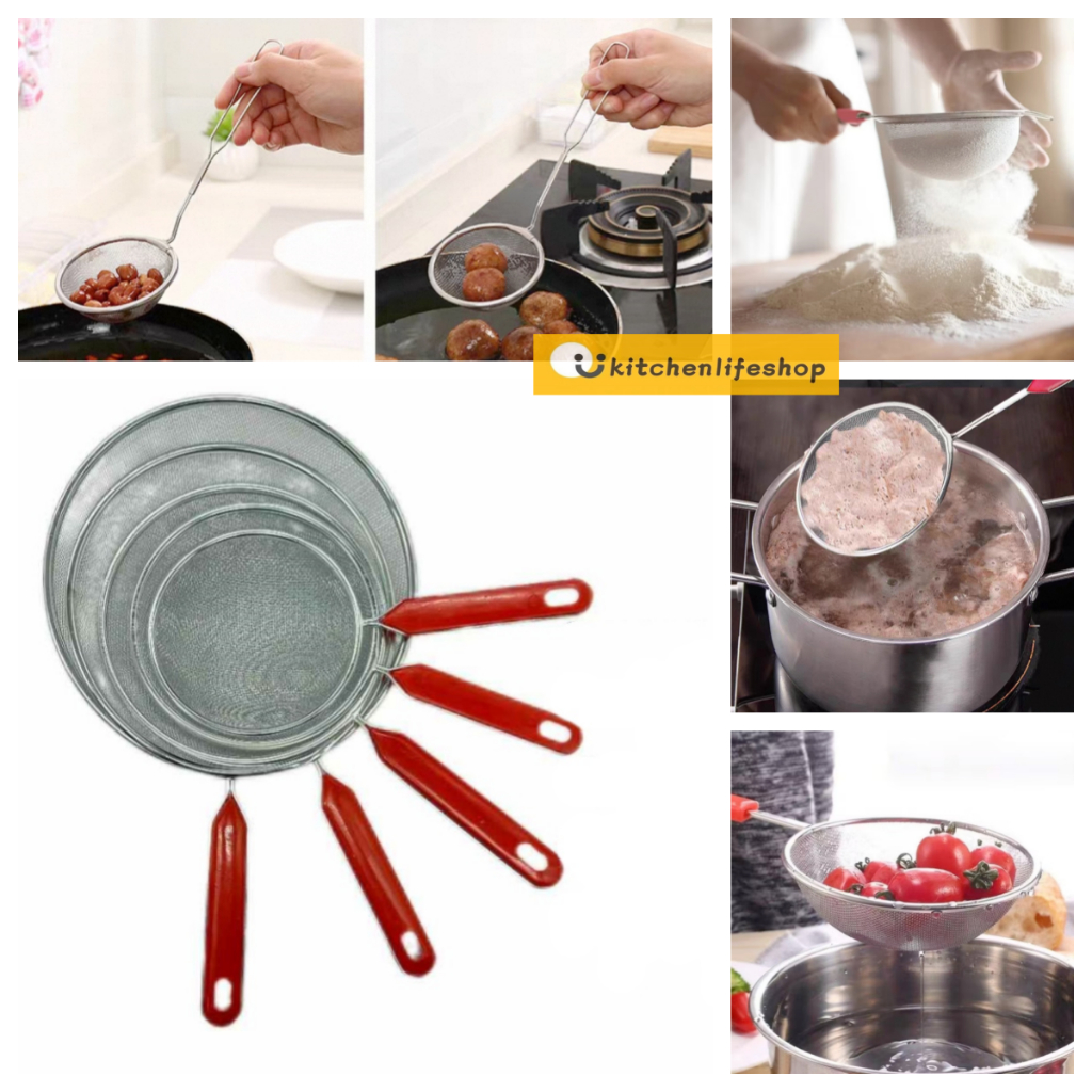 Stainless Steel Strainers Salaan Fine Mesh Basket Pansala Kitchen Lo ...