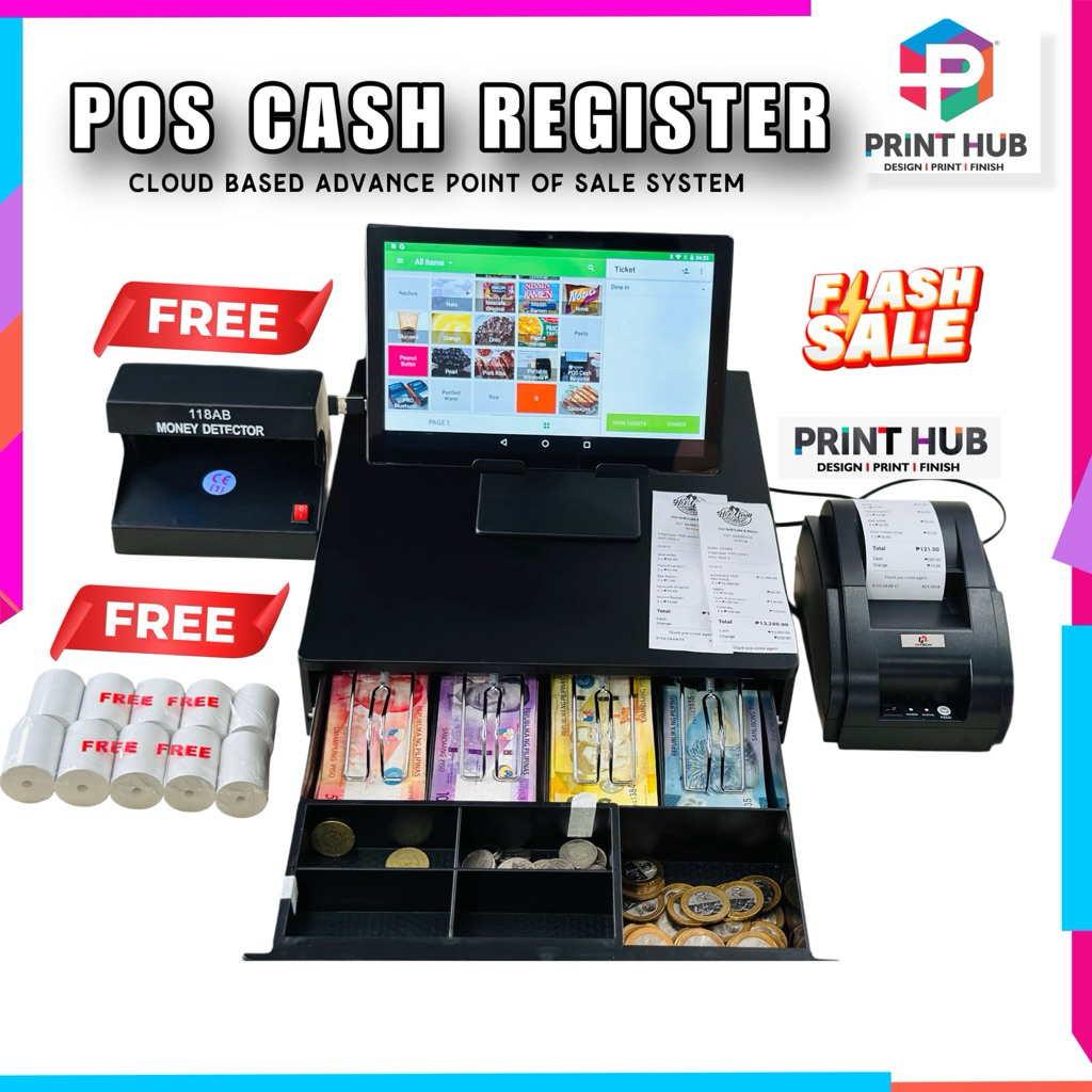 POS Cash Register Set Cloud based Advance Point of Sale System With 1 ...