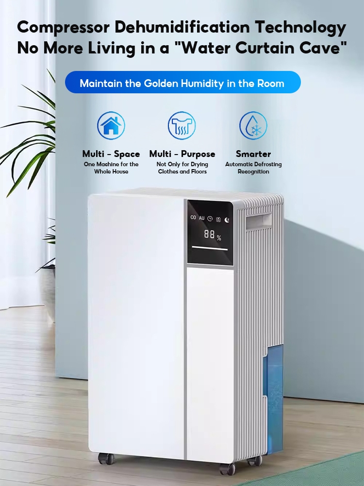 TIXX Compressor Dehumidifier Air Purifier Smart Display With Timer ...