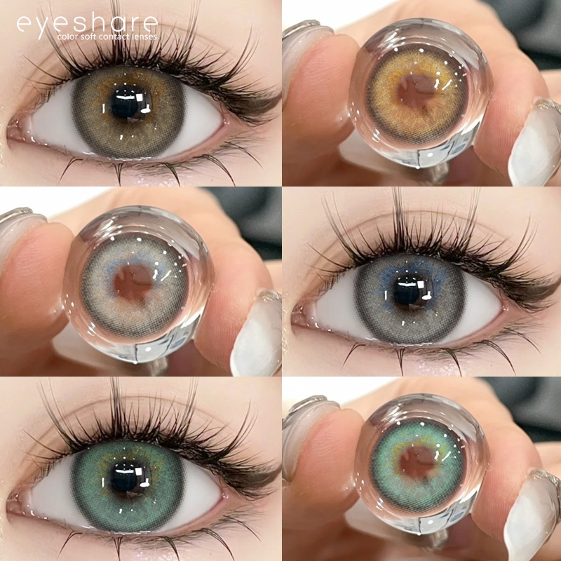 EYESHARE Barcelona Series Contact Lens Brown Color Contact Lenses ...