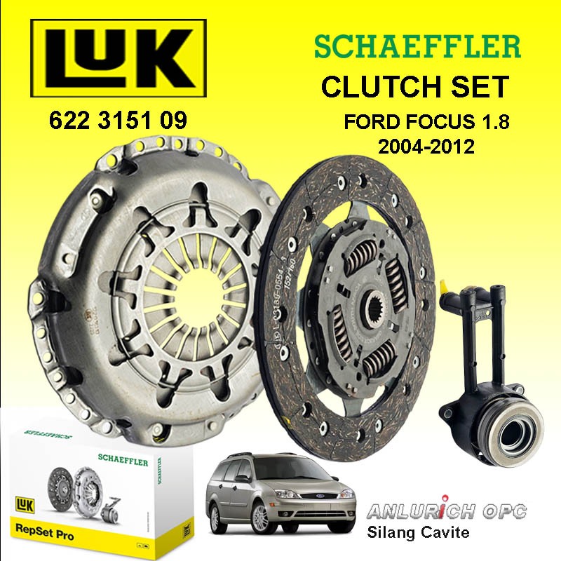 LUK CLUTCH SET (Clutch Cover + Clutch Disc + Release Bearing ) FORD ...