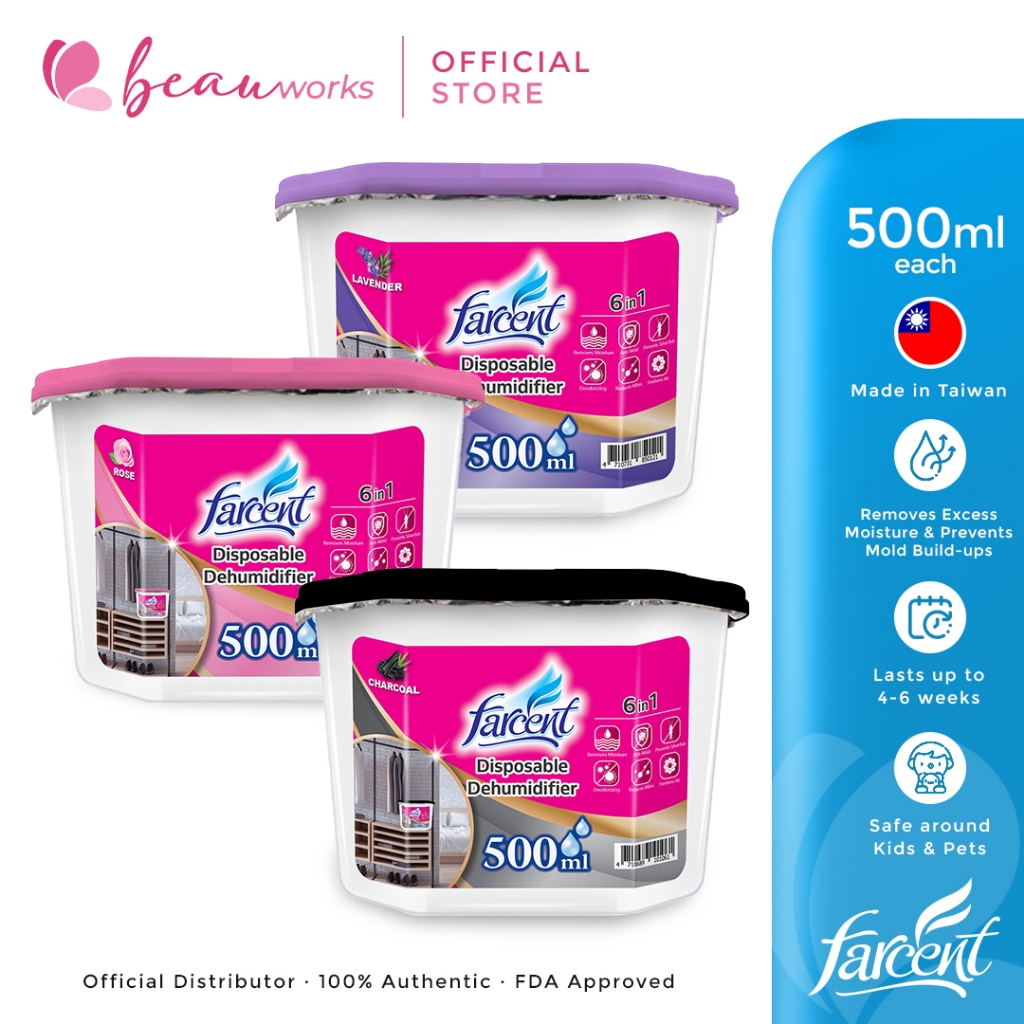 Farcent Disposable Dehumidifier 500ml each (Sets) | Shopee Philippines
