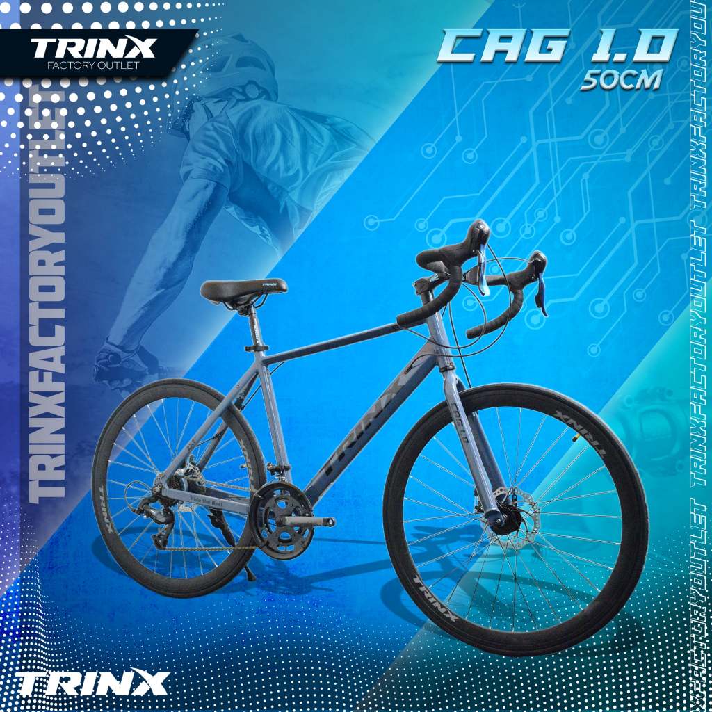 Trinx CAG 1.0 700C*50cm Road Bike | Shopee Philippines