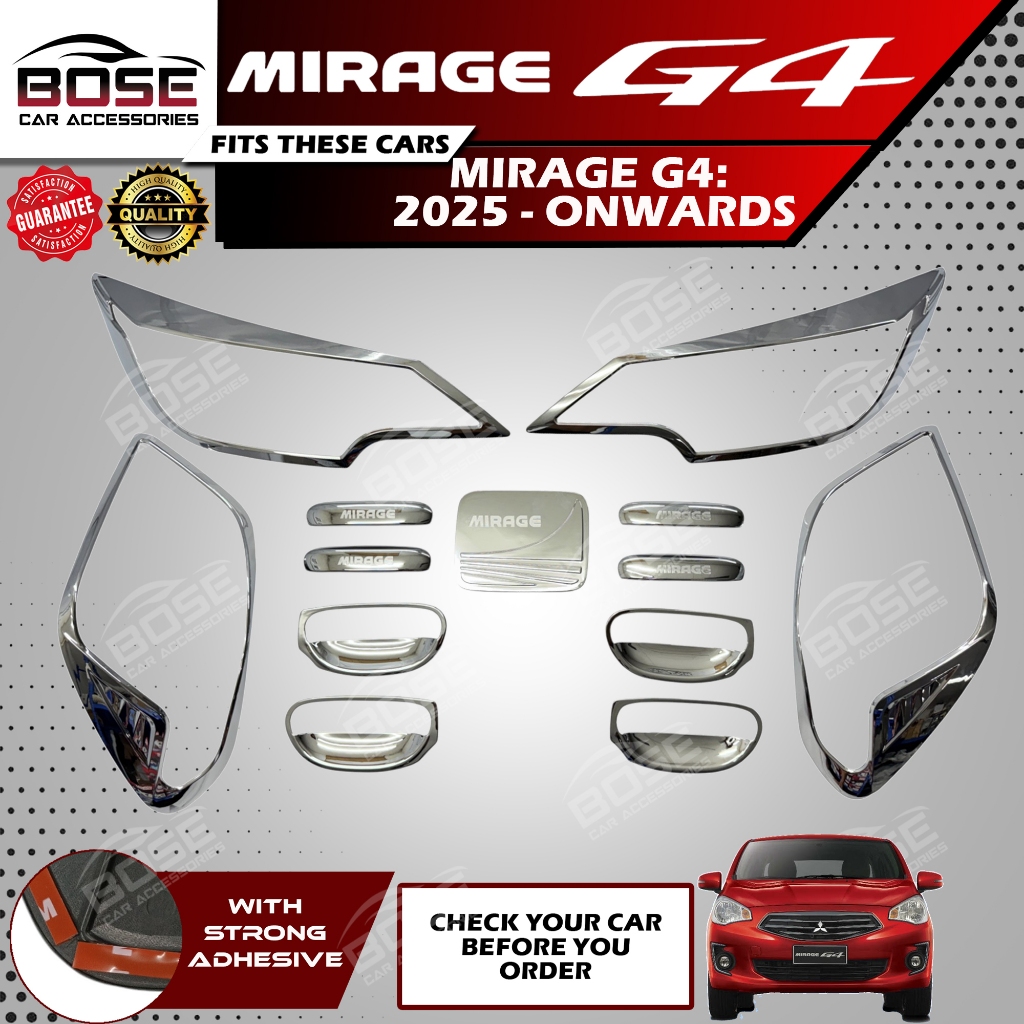Mitsubishi Mirage G4 Garnish Set July 2025 Onwards Garnish Cover ...