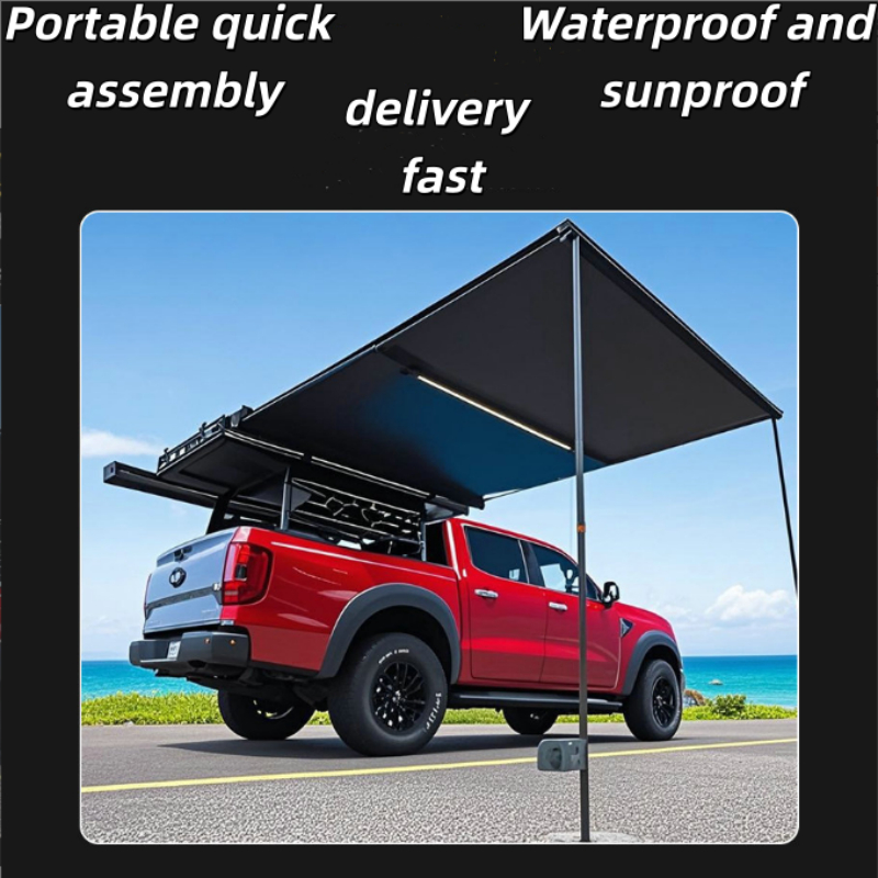 car Side Awning Weatherproof Sun Protector Camping Outdoor Car Side ...