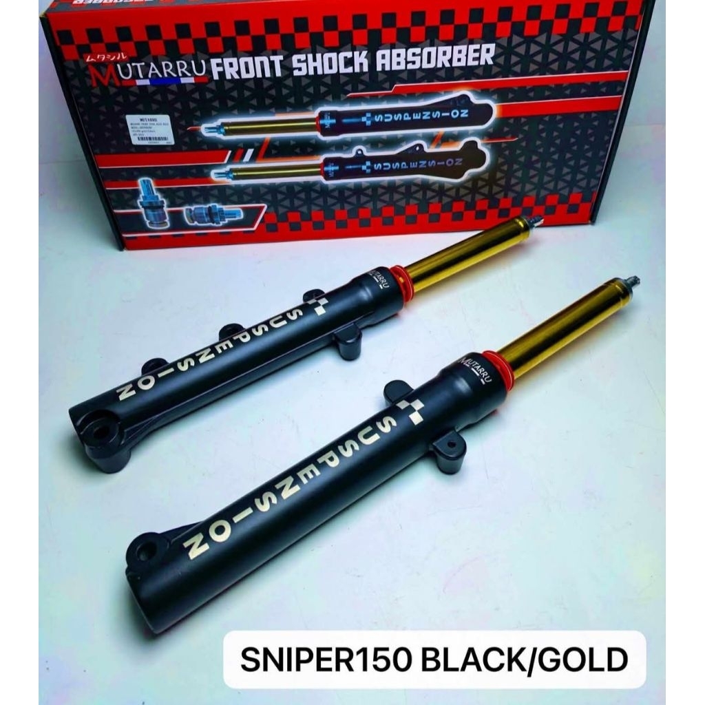 MUTARRU FRONT SHOCK SUSPENSION ASSY ( ADJUSTABLE ) FOR YAMAHA SNIPER ...