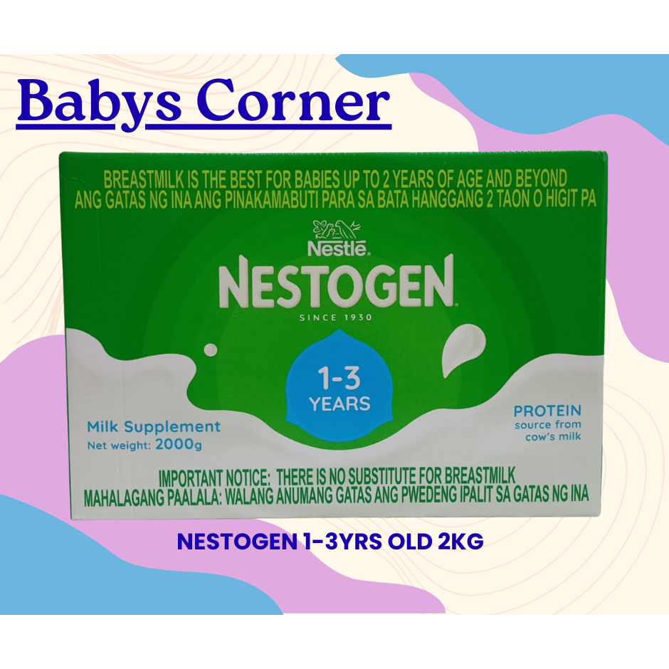 NESTOGEN 1-3 YEARS OLD 2KG | Shopee Philippines