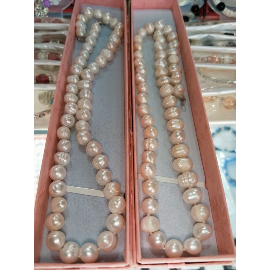 Palawan Authentic Freshwater Pearl Necklace (16inches) | Shopee Philippines