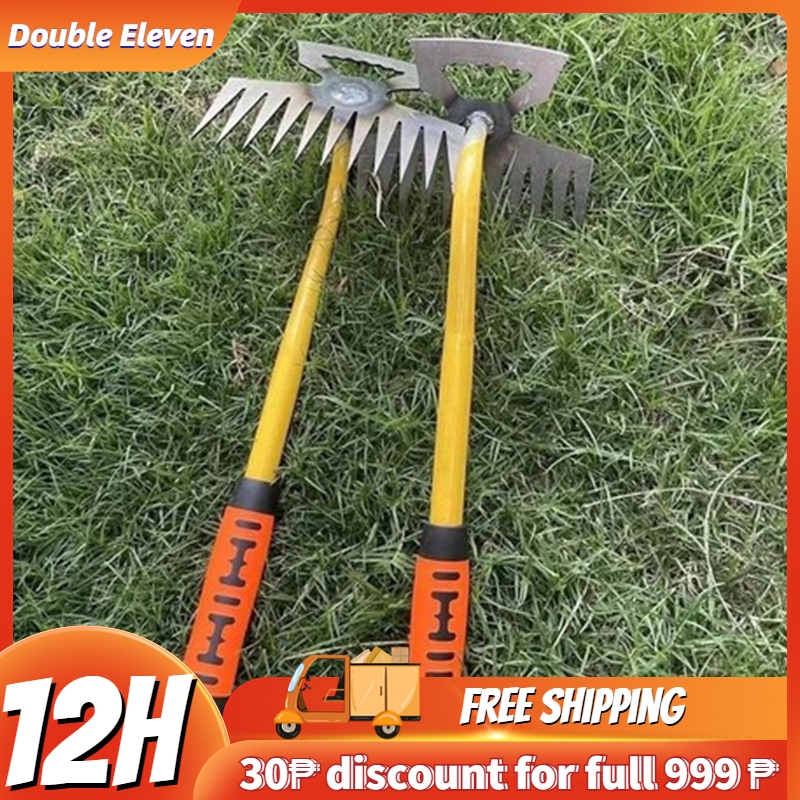 11Teeth Weeding Uprooting Tool Multi Purpose Kalaykay for Garden Grass ...