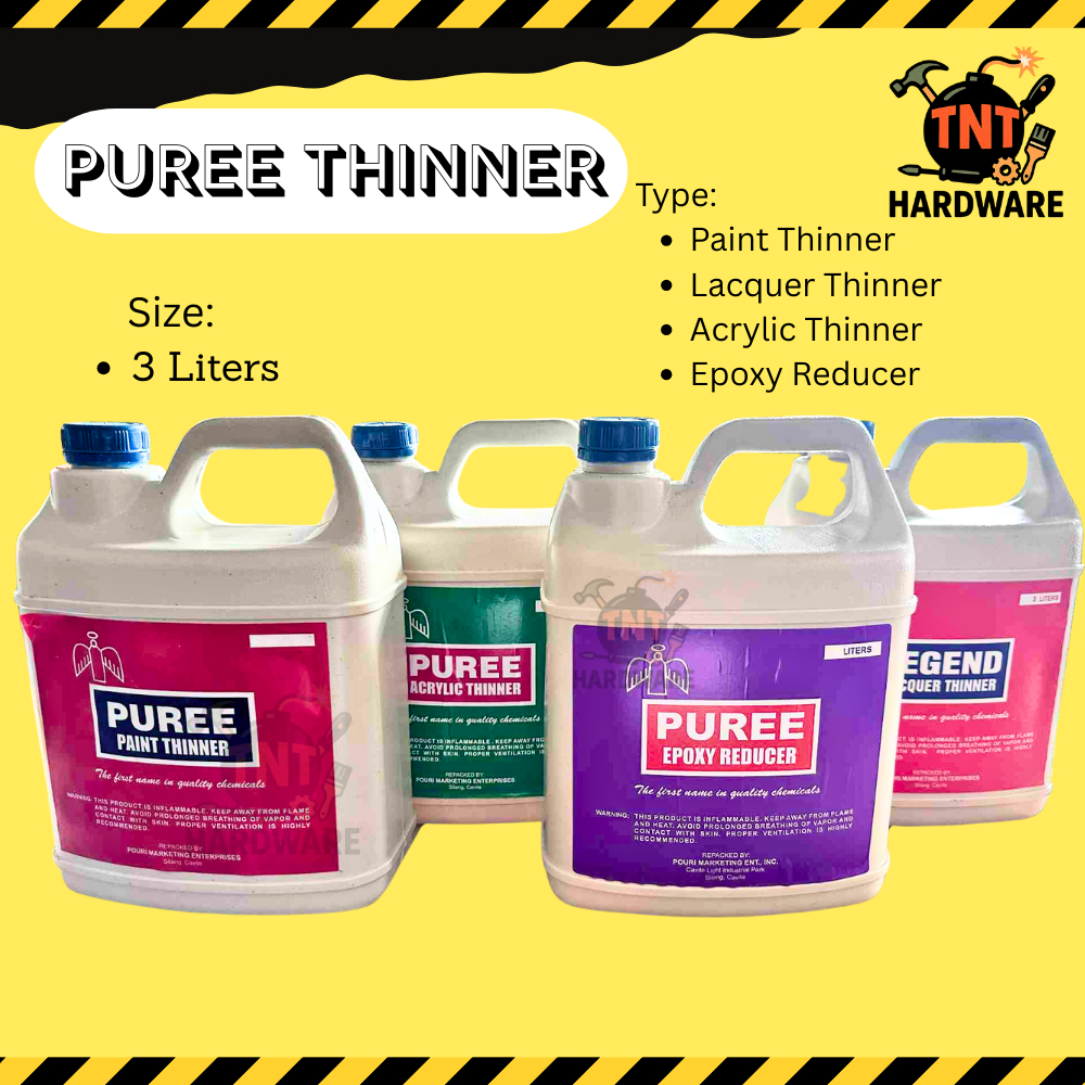 Puree Paint Thinner, Lacquer Thinner, Acrylic Thinner, Epoxy Reducer ...