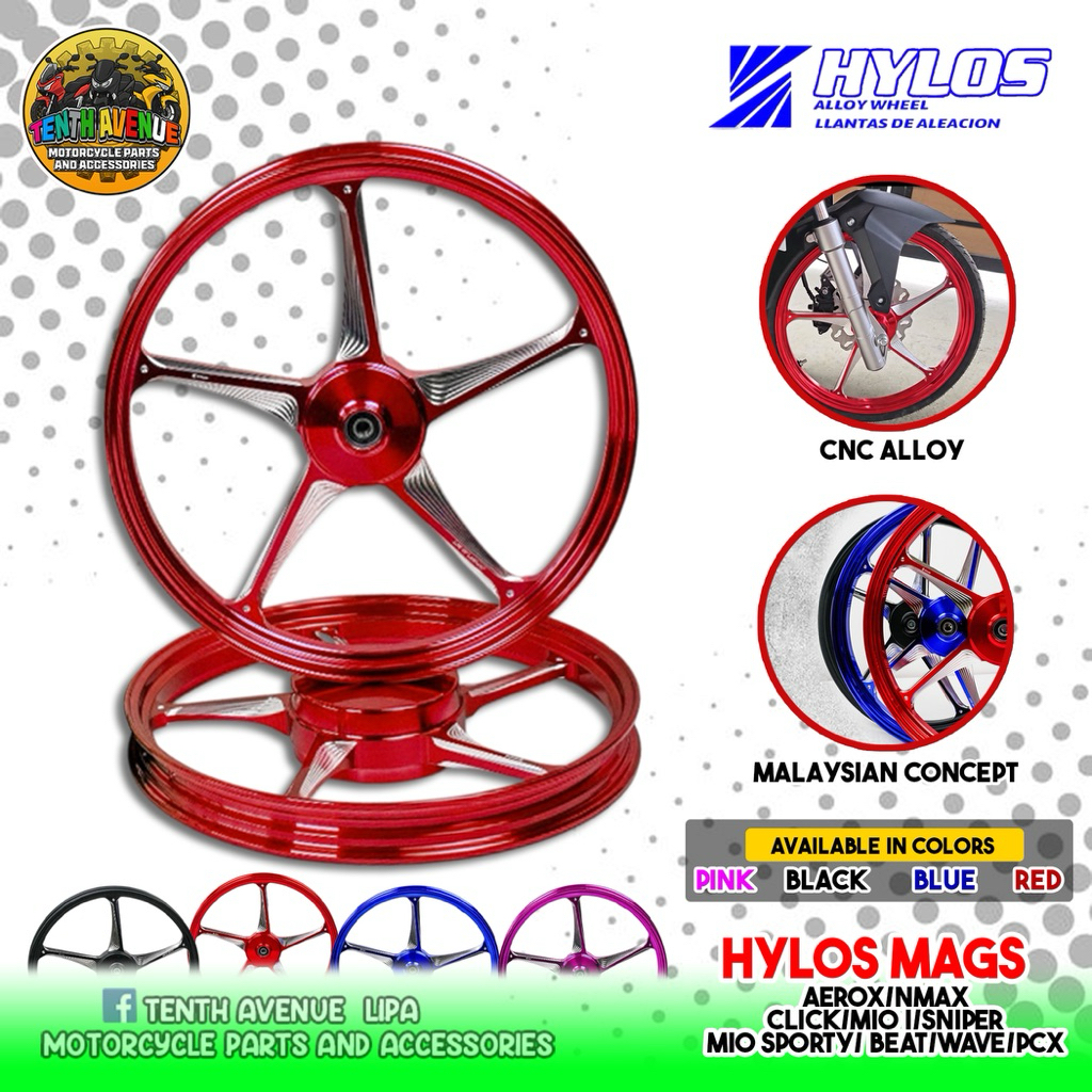 HYLOS MAGS AEROX/NMAX/CLICK/M3/SNIPER/MIO SPORTY/BEAT/WAVE/PCX | Shopee ...