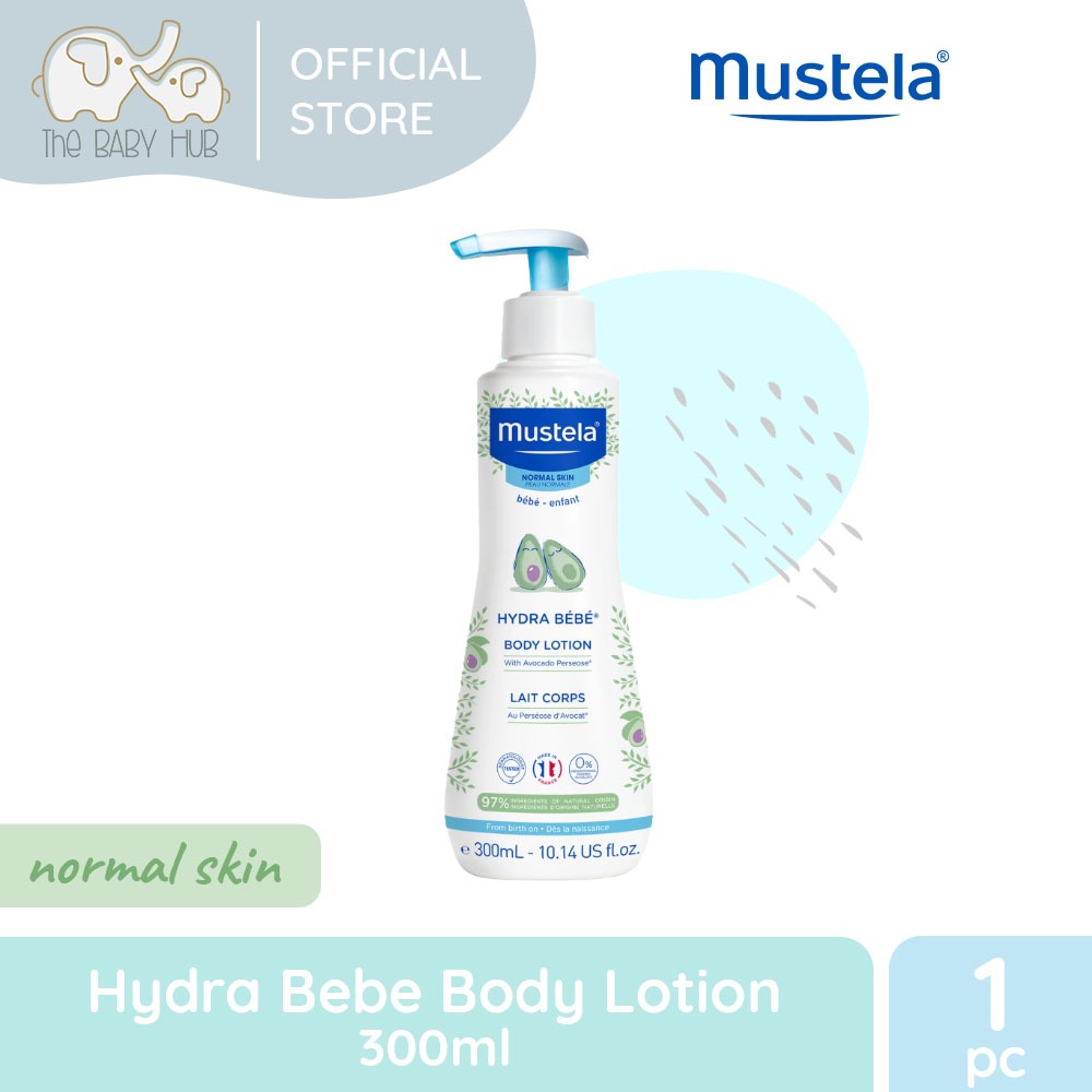 Mustela Hydra Bebe Body Lotion 300ml (Normal Skin) | Shopee Philippines