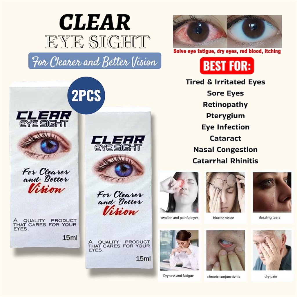 Shop clear vision eye drops for Sale on Shopee Philippines