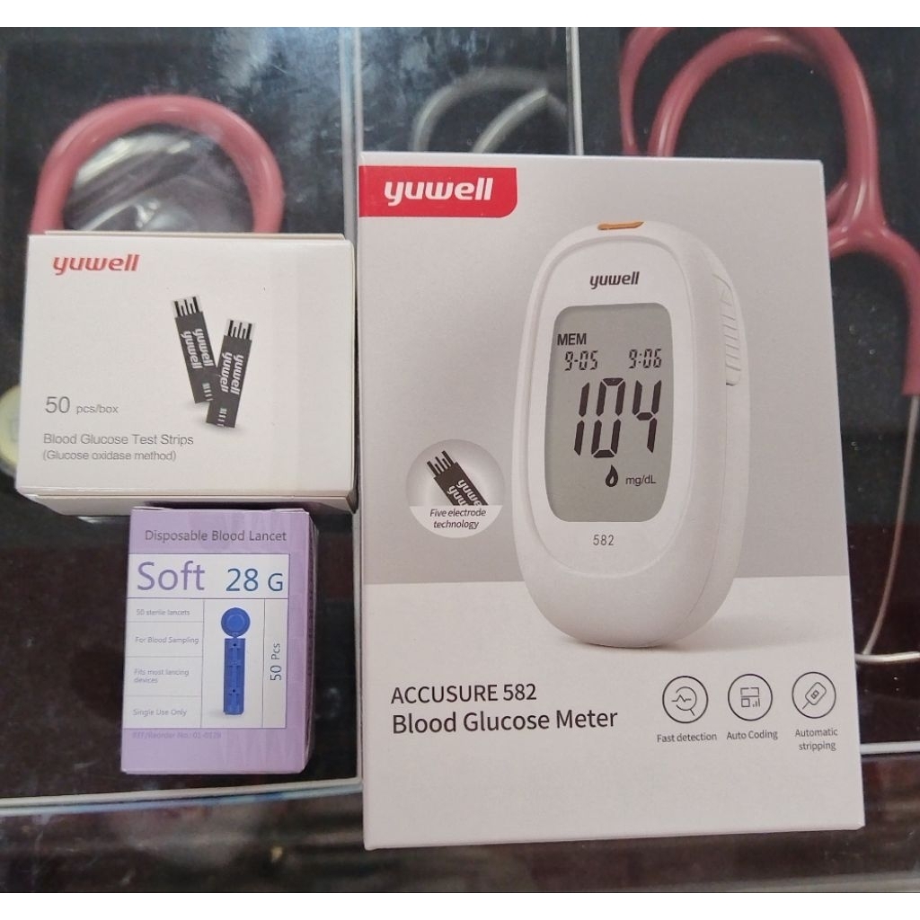 Yuwell Blood Glucose Meter Set. | Shopee Philippines