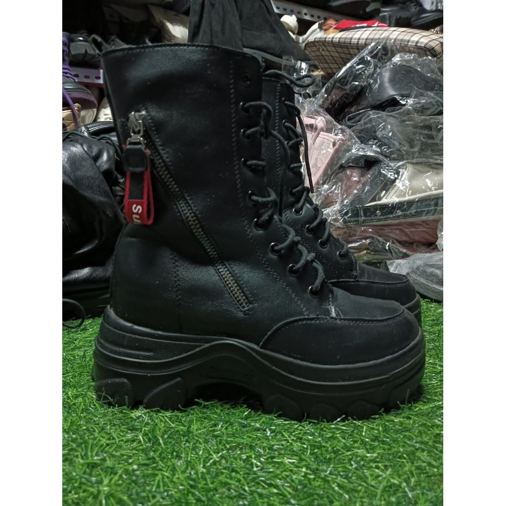 High cut boots for women's | Shopee Philippines
