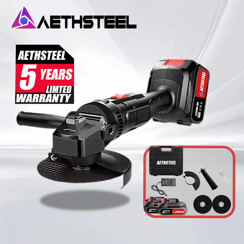 Rechargeable 9980VF Cordless Angle Grinder Portable Cutting Polishing ...