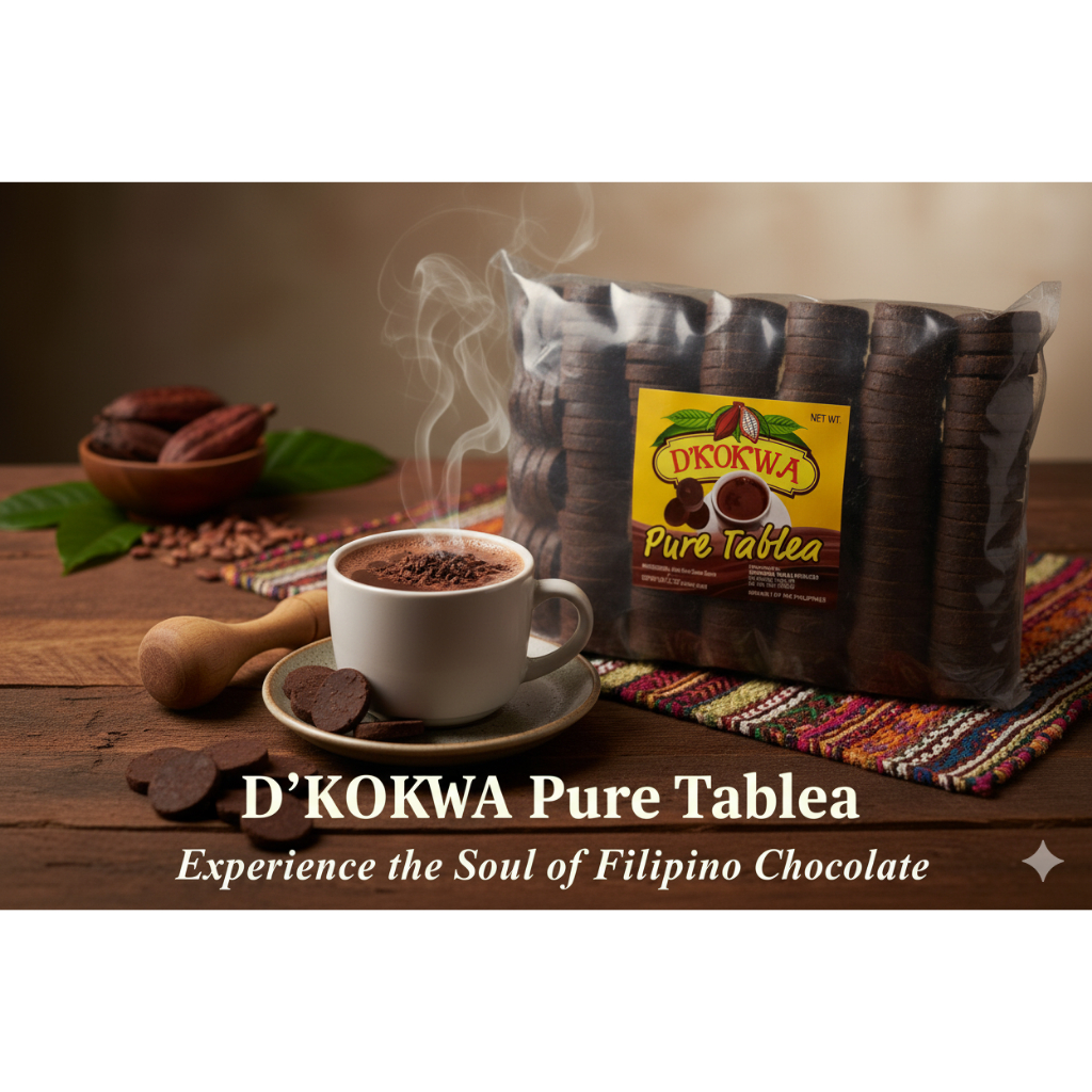 1 kilo Pure 100% Tablea Finest D'kokwa unsweetened, no sugar, original ...