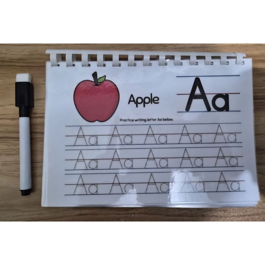 ABC tracing booklet laminated | Shopee Philippines