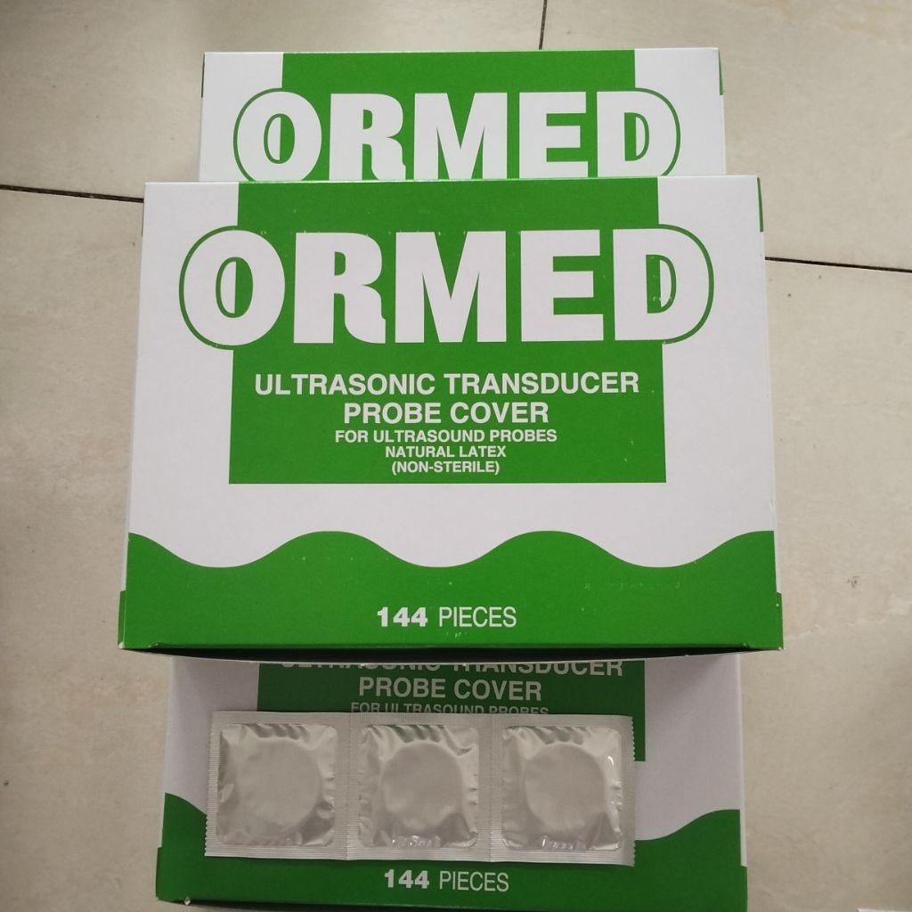 Probe cover ultrasonic transducer (Ormed) ( 1 box 144's ) | Shopee ...