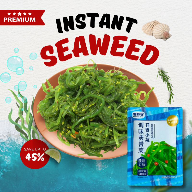 Japanese Instant Seaweed 200G | Best Seaweed Salad - Crispy, Delicious ...
