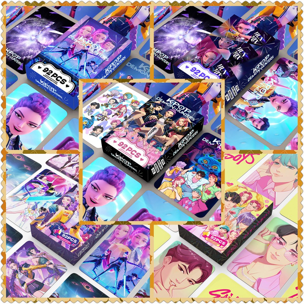 30/92/96pcs LomoCard KPop Demon Hunters Photocard Jinu Rumi Derpy Tiger Lomo card KPop Demon ...