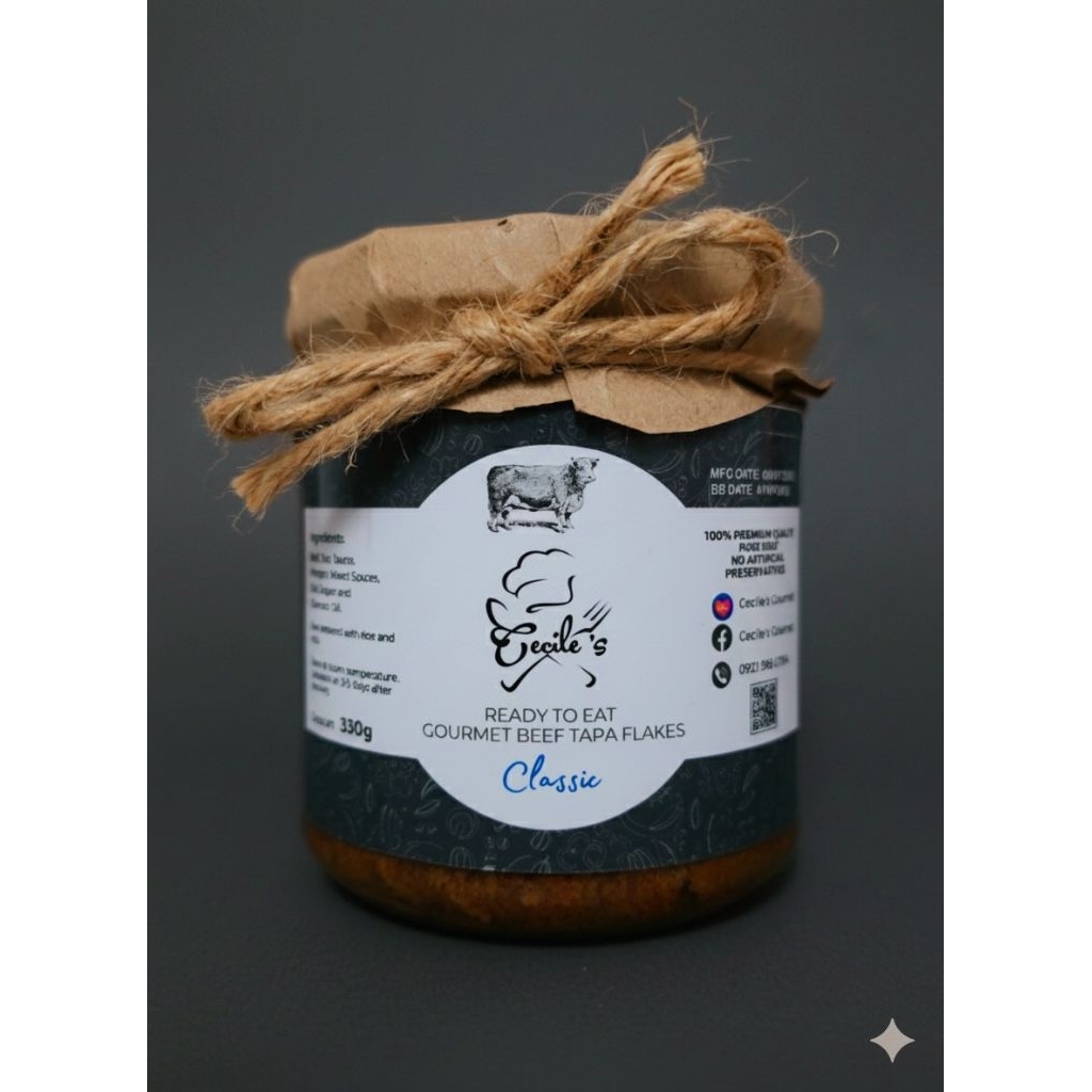 Cecile's Gourmet Classic Beef Tapa Flakes | Shopee Philippines