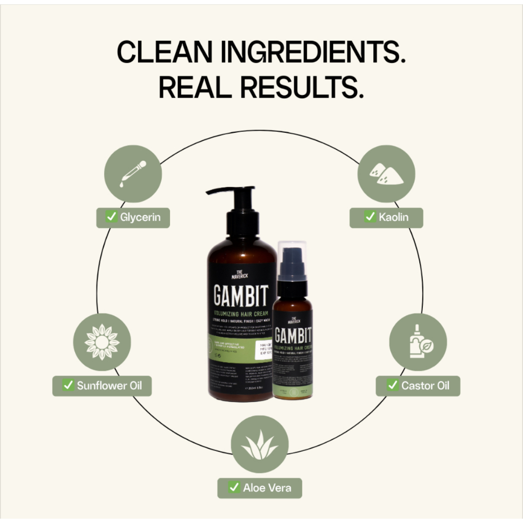 Gambit - Volumizing Hair Cream by The Maverick | Shopee Philippines