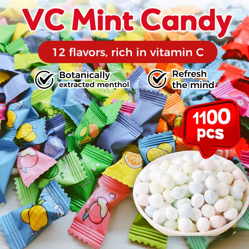 Mint Candy Sugar Free Assorted Fruit Sweet Flavor Candy ,Kisses,Fresh ...