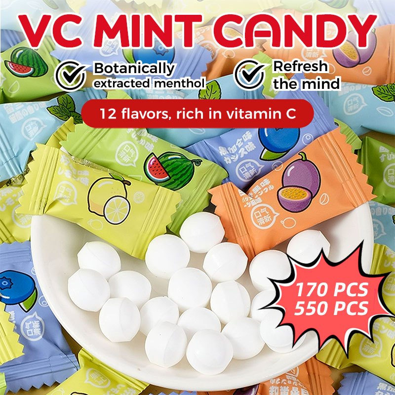 Mint Candy Sugar Free Assorted Fruit ,Kisses,Fresh breath,cool and ...
