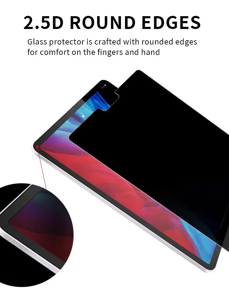 Privacy Filter Tempered Glass For Tecno Mega Pad 10 10.1'' 11 2024 2025 ...
