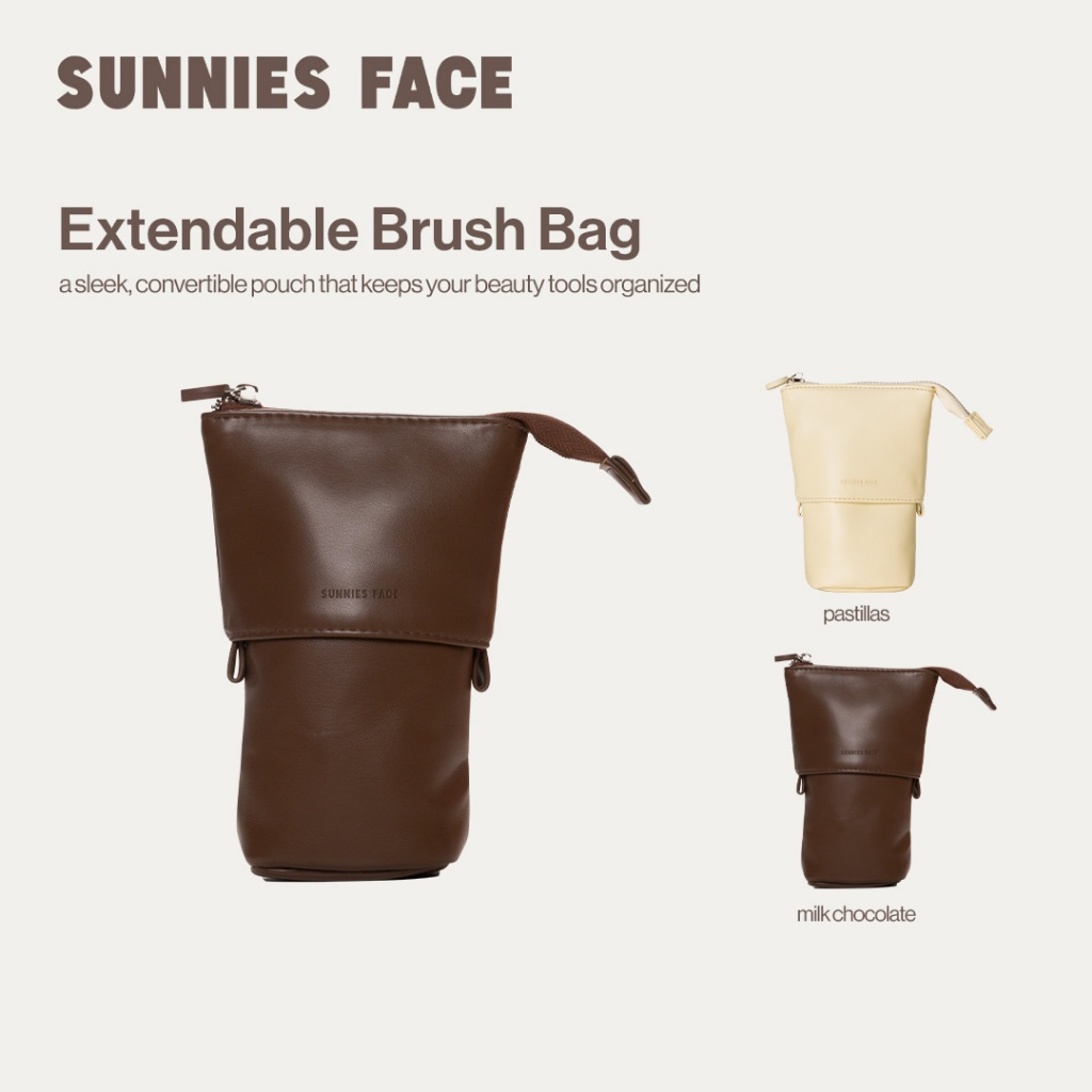 Sunnies Face Extendable Brush Bag [Convertible Brush Pouch] | Shopee ...