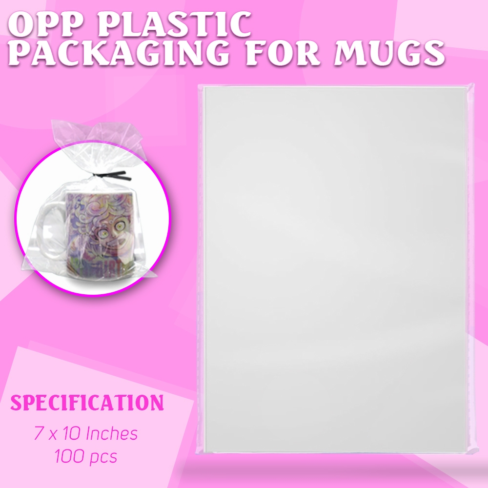 OPP Plastic Packaging for Mug 7x10 inches (50pcs) | Shopee Philippines
