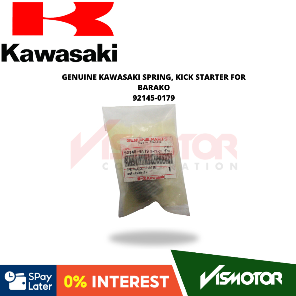 GENUINE KAWASAKI SPRING, KICK STARTER FOR Barako 92145-0179 | Shopee ...