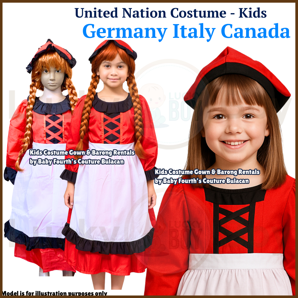 United Nation Germany Italy Canada Traditional Dress Costume for Kids ...