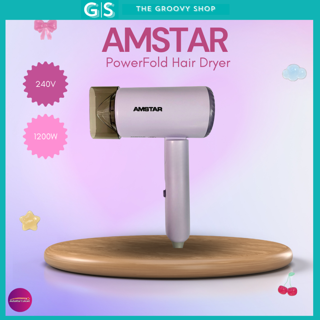 Amstar PowerFold High-Performance Hair Dryer – 1200W, Multi-Setting ...