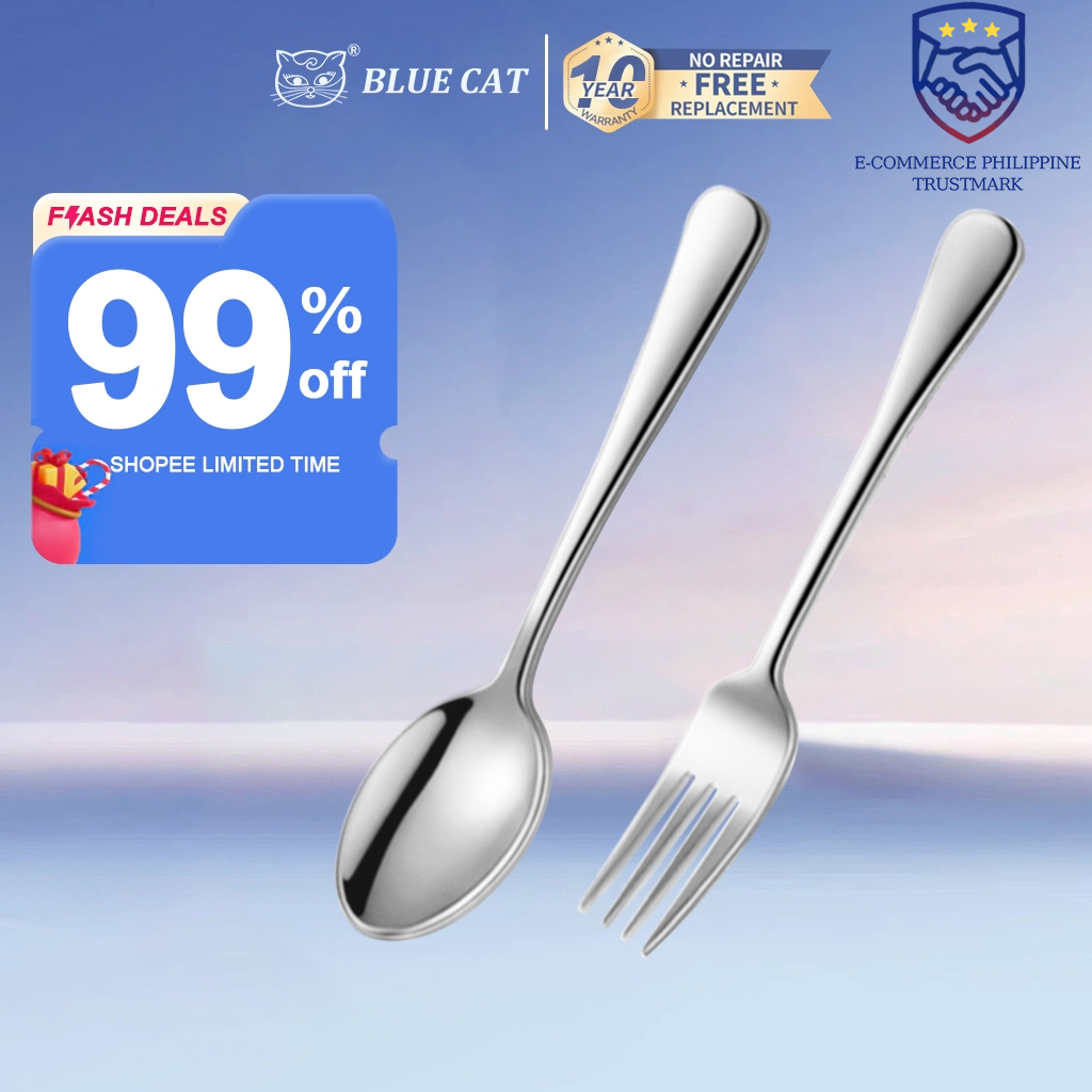 Elegant European Cutlery Dinner Spoon and Fork Set Stainless Steel ...