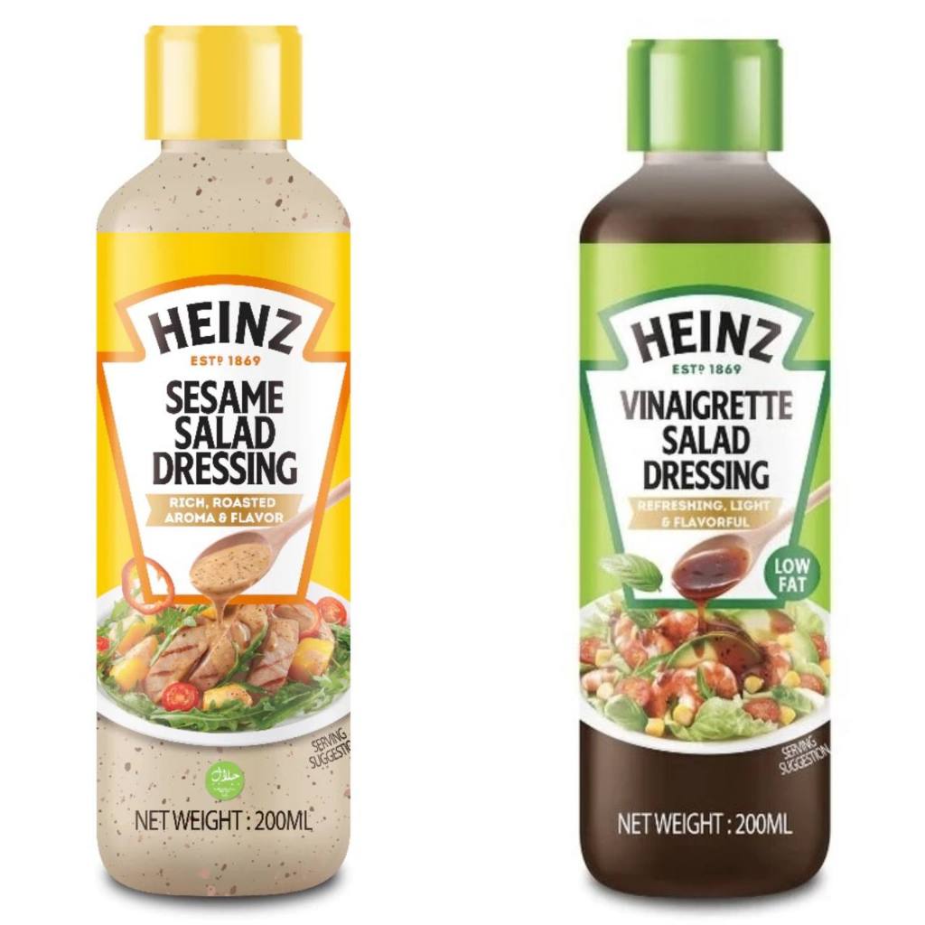 Heinz Salad Dressing Available in Vinaigrette and Sesame Salad Dressing ...