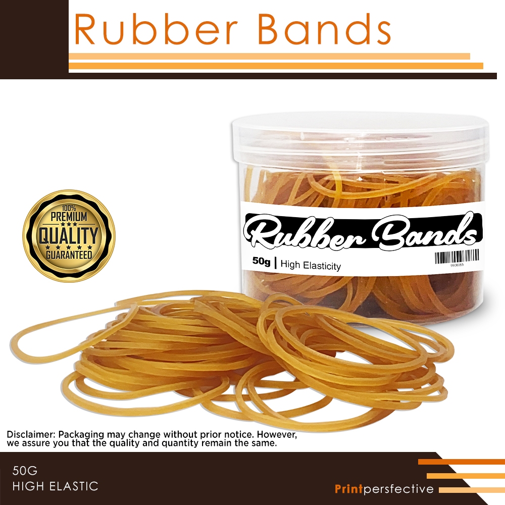 Durable Silicone Rubber Bands – High Elasticity, 50g Pack | Shopee ...