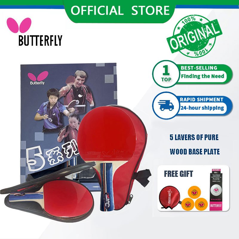 Butterfly TBC401/502 Table Tennis Rackets Genuine Five Star Only Carbon ...