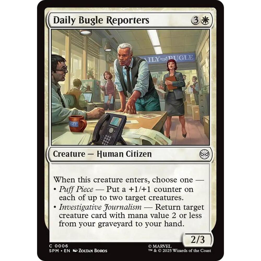 MTG Daily Bugle Reporters - Marvel's Spider-Man (SPM) | Shopee Philippines