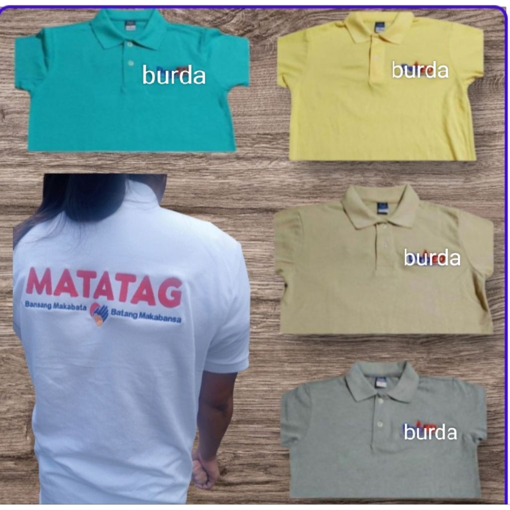 Dep3d-Matatag Embroidered Polo Shirt - Unisex | Shopee Philippines