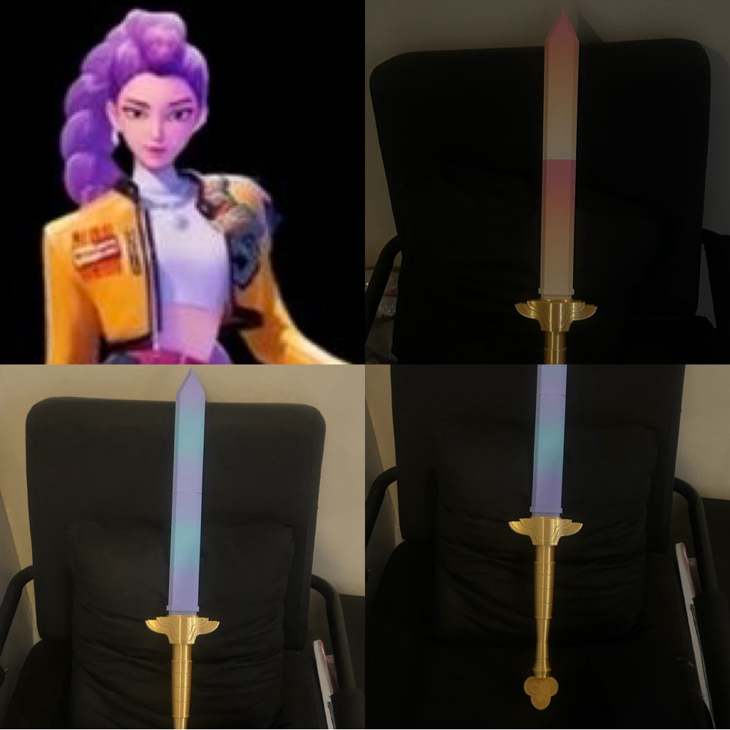 Kpop Demon Hunter Rumi Sword for cosplay adult & kids (read description ...