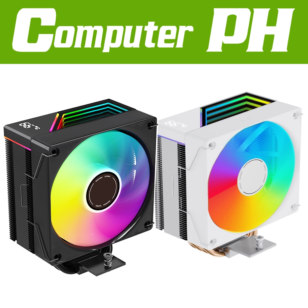 JUNGLE LEOPARD KF420E-DGT ARGB CPU COOLER- BLACK / WHITE | Shopee ...