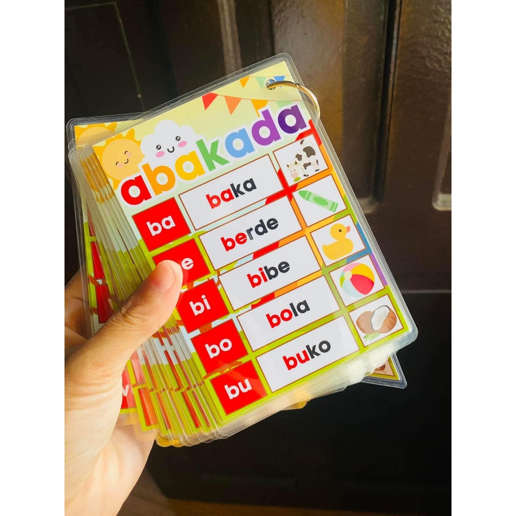 3R Laminated Abakada Flashcards – Filipino Alphabet Learning Cards ...