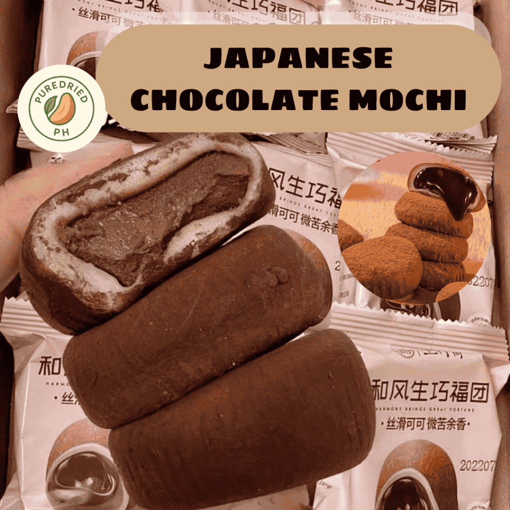 JAPANESE CHOCOLATE MOCHI Lava Chocolate Mochi, Chocolate Covered Mochi ...