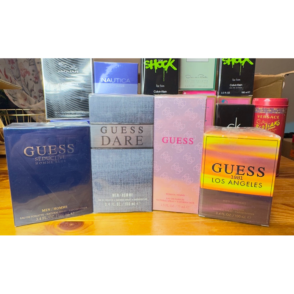 guess for men edt and edp 100ml Original from Canada 🇨🇦 | Shopee ...