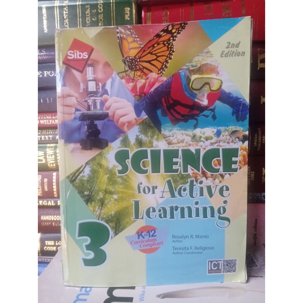 SCIENCE FOR ACTIVE LEARNING GRADE 3 (USED) | Shopee Philippines