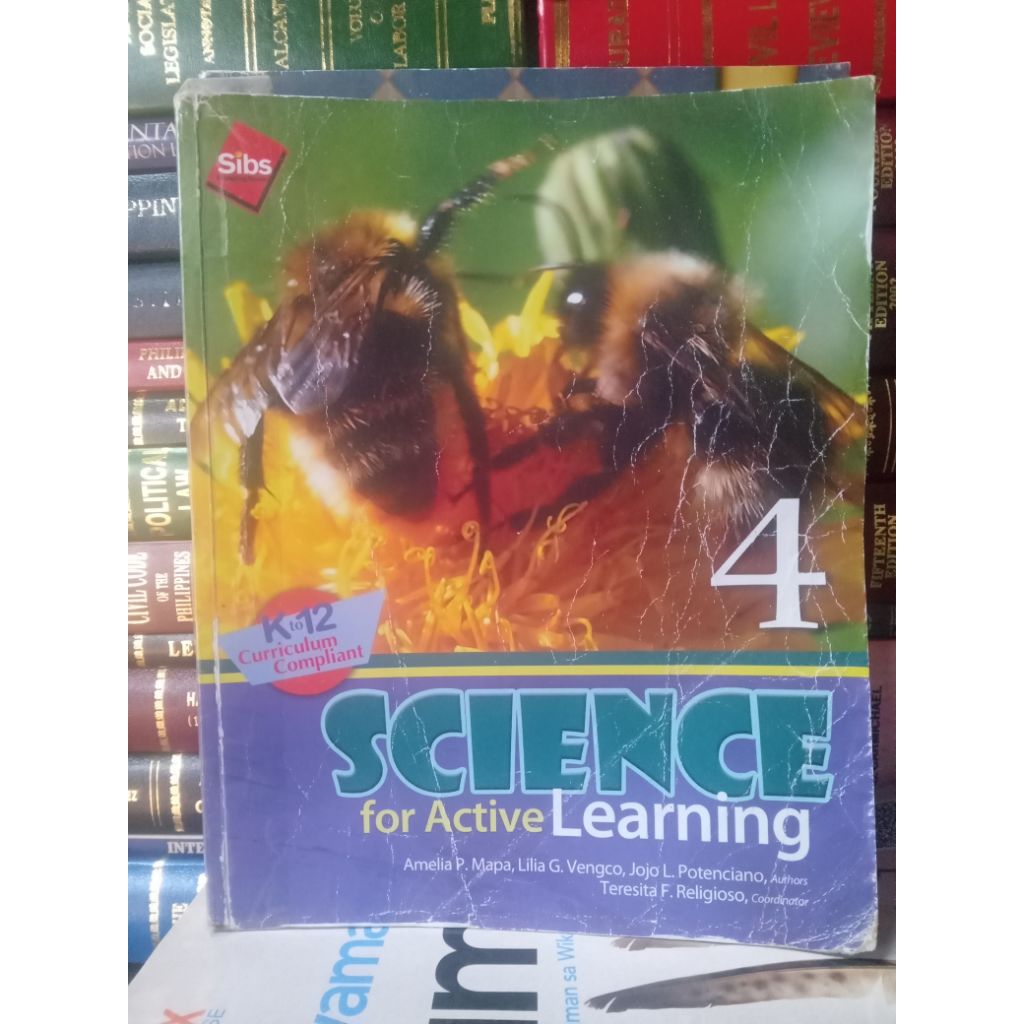 SCIENCE FOR ACTIVE LEARNING GRADE 4 (USED ) | Shopee Philippines