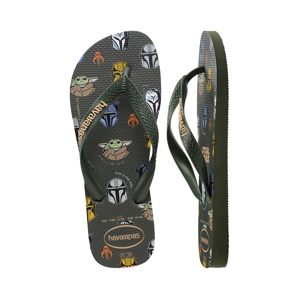 Havaianas Star Wars Green Olive Flip Flops | Shopee Philippines